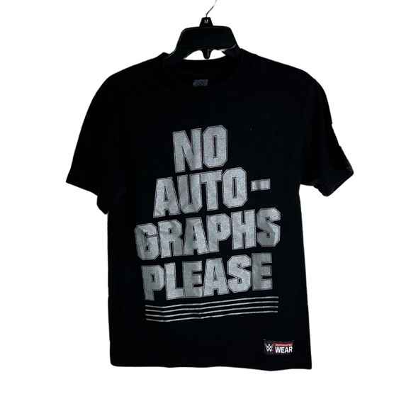 WWE | Shirts | Wwe No Autographs Please Famiz Silver Black Unisex ...